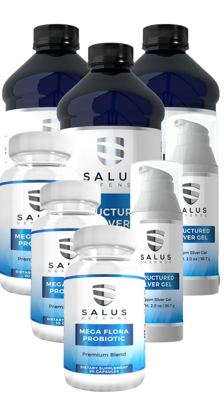 Purchase Tumeric, Antioxidants, Probiotics, and Silver | Salus Defense