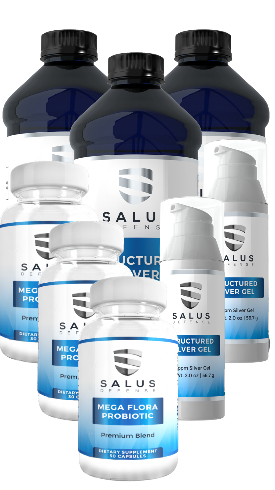 Purchase Tumeric, Antioxidants, Probiotics, and Silver | Salus Defense