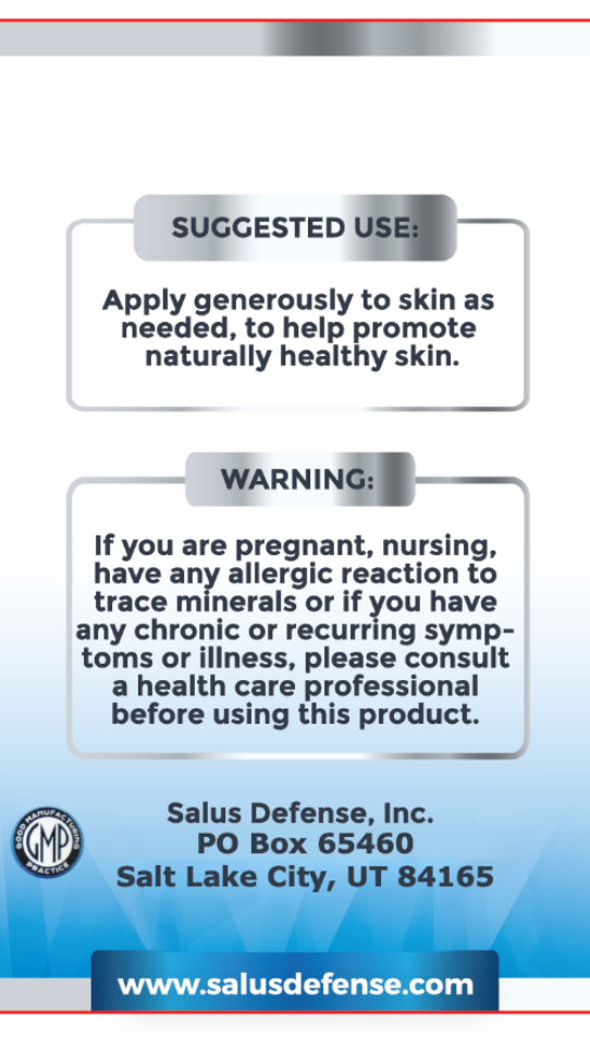 Structured Silver Gel – Salus Defense