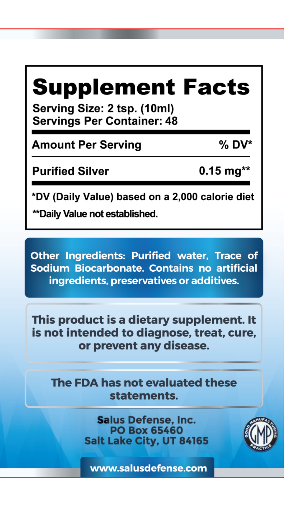 Structured Silver Liquid 3 Pack – Salus Defense